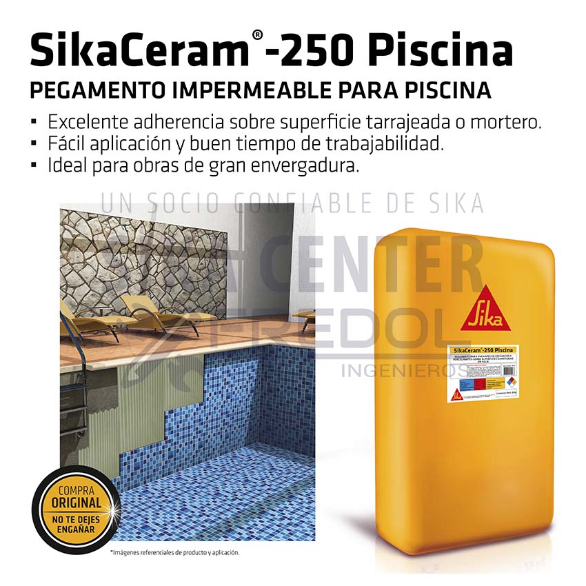 SikaCeram 250 Piscina - Sika Center Perú Fredol