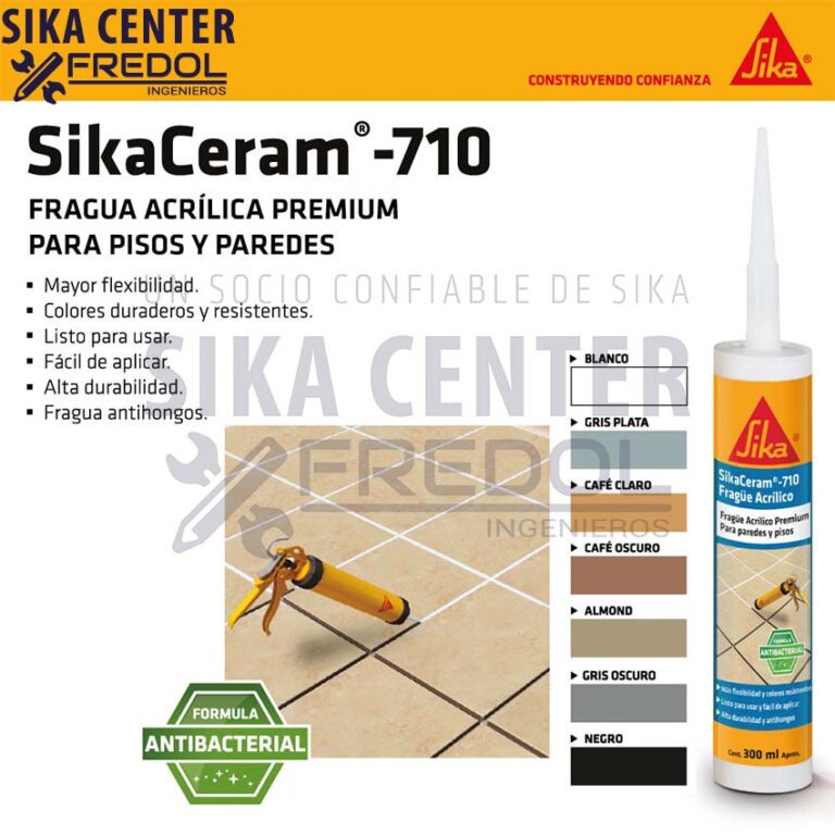 SikaCeram 710 Fragüe Acrílico - Sika Center Perú Fredol